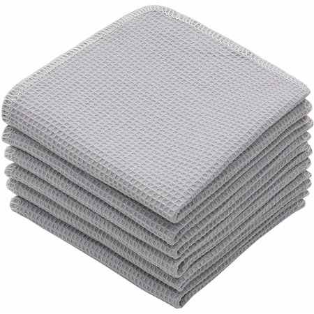 Cotton Dish Cloths Cleaning Rags, Classic Waffle Weave Rags, Multi ...