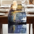 Autumn Forest Burlap Cotton Table Runner 18x72 Inches Long, Farmhouse ...