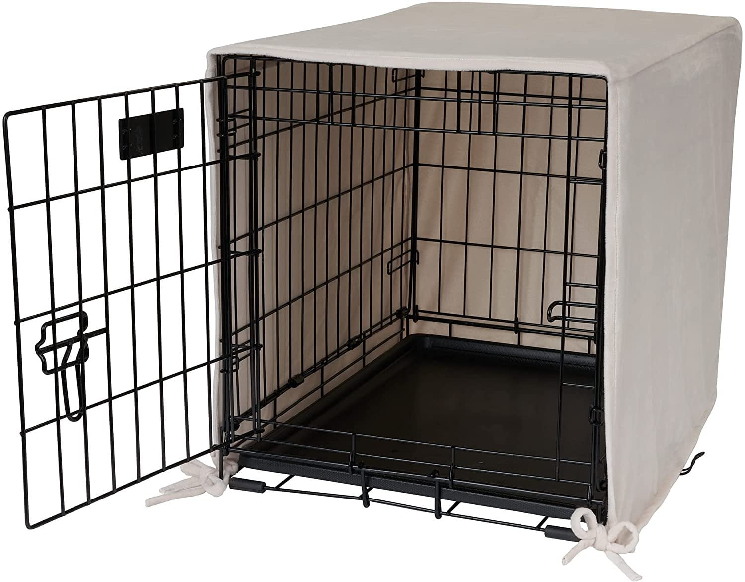 Pet Dreams Breathable Crate Cover - Non Toxic Single Door Dog Crate ...