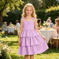 XIYON Girls Dress Elegant Party Dress With Backless Strap Design For ...