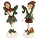 Design Toscano Santa s Victorian Holly Christmas Elves Statue Set of ...