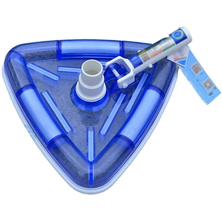 Triangular Pool Vacuum Head Dirt Suction Heads with 7 Brushes Swimming ...