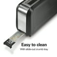 Hamilton Beach Long-Slot Toaster, 2 Slice Capacity, Slim Design, Black ...