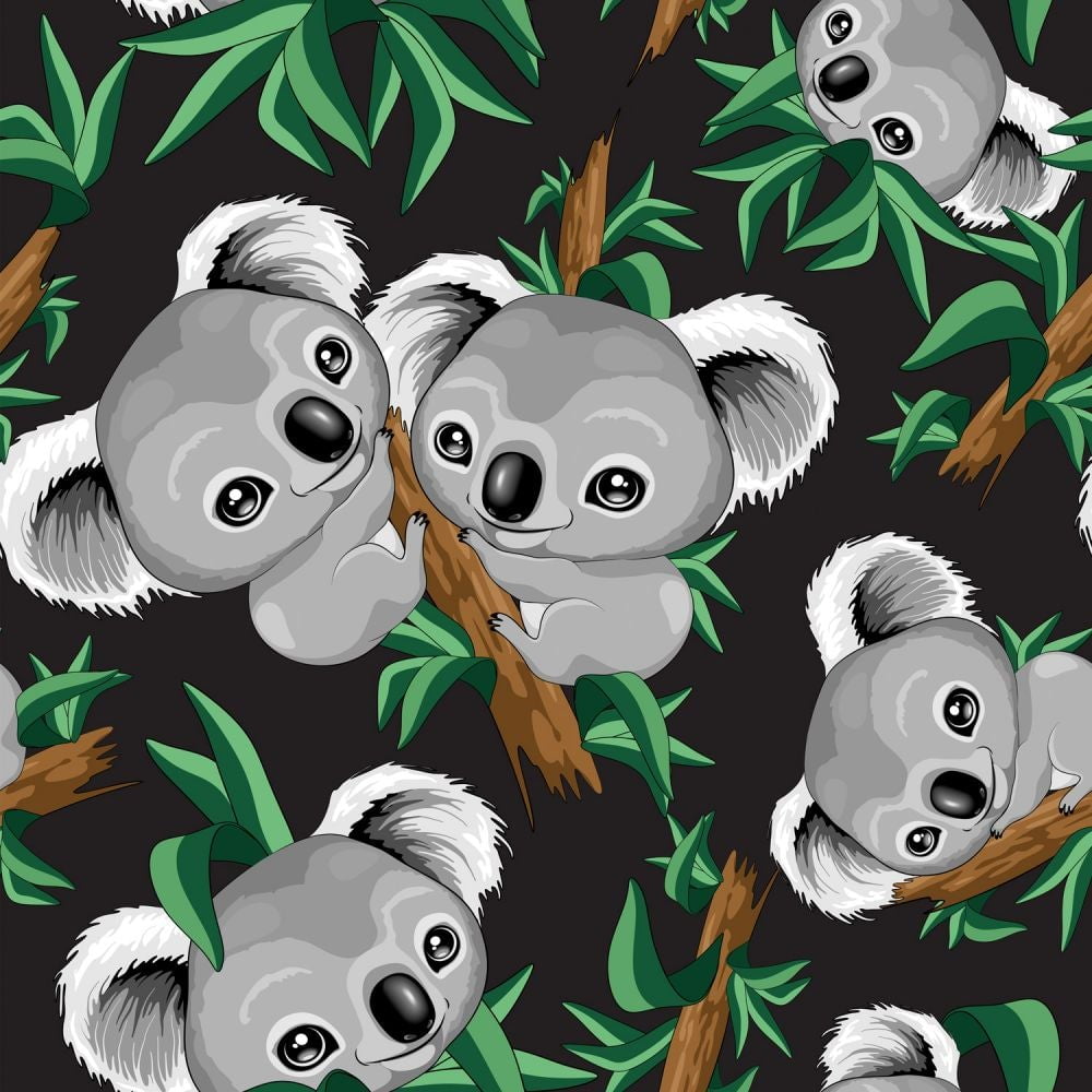 Cozy Koala's Allover Cotton Fabric - Walmart.com