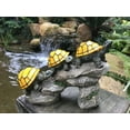 Solar Powered Turtles on Log Outdoor Accent Lighting LED Garden Light ...