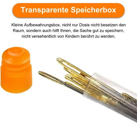 18 pieces darning needles for thick wool - embroidery needles set large ...