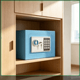 0.23 Cubic Feet Mini Home Safe with Password & Key Lock, Small Secure ...