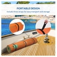 Floating Water Mat 9x6 ft for 2 Adults, Lily Pad for Lake Pool Ocean ...