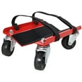 LiviNest Snowmobile Dolly Heavy Duty V-Slide with 2.5" Swivel Casters ...