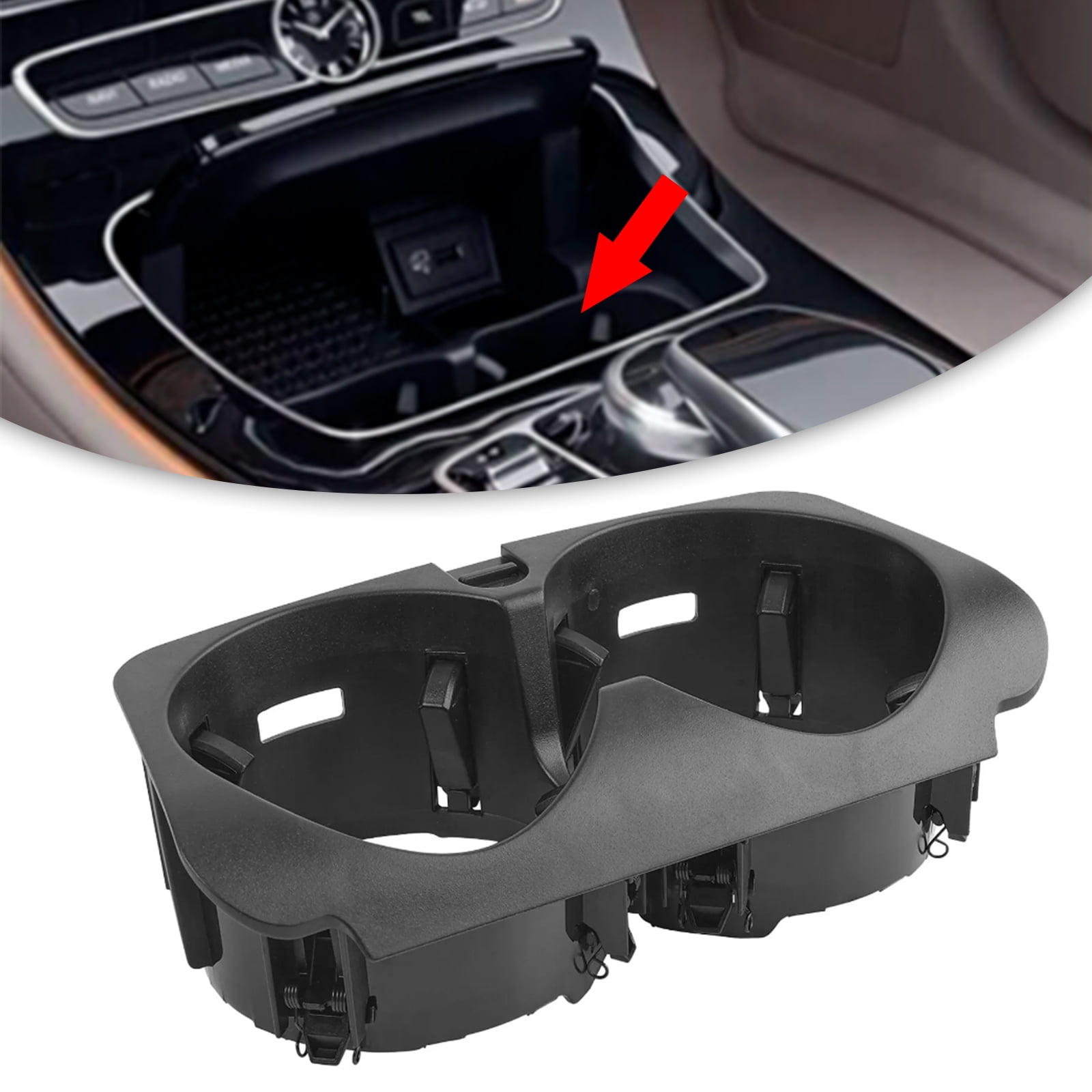 Click here for Motorgenic Front Dual Cup Holder Black 2056800691... prices