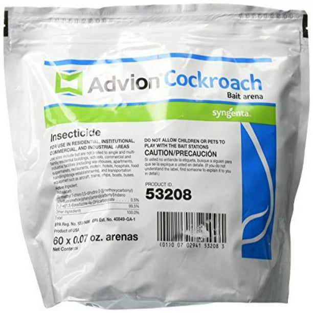 Advion Cockroach Bait Station - 60 ct Bag - Walmart.com - Walmart.com