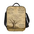 Christian Healing Prayer Lunch Bag Insulated Thermal Lunch Box with ...