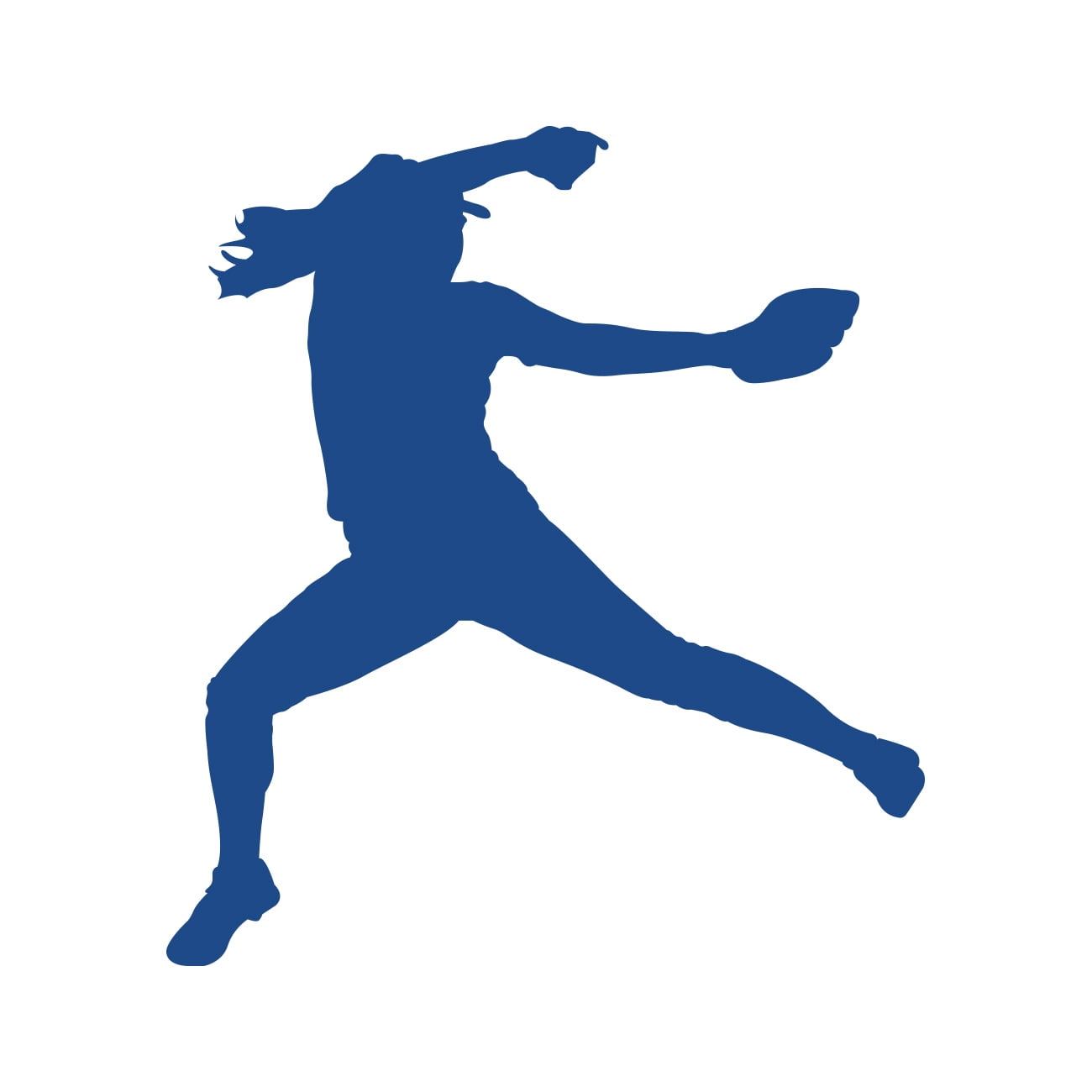 Softball Pitcher Sticker Decal Die Cut - Self Adhesive Vinyl ...