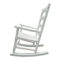Mainstays Kids Outdoor Wood Porch Rocker, White Color, Weather ...