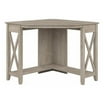 UrbanPro Corner Desk in Washed Gray - Small, Modern, Space-Saving ...