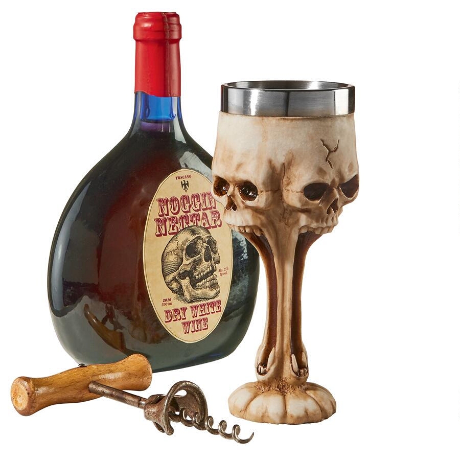 Design Toscano Gothic Scare Skull Goblet - Walmart.com