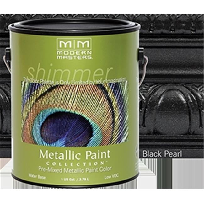 MODERN MASTERS ME700 1 Gal. Black Pearl Metallic Paint - Walmart.com ...