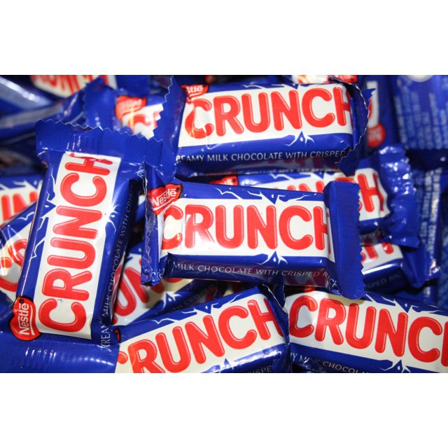 BAYSIDE CANDY Nestle Crunch Fun Size Candy Bars, 5LBS - Walmart.com
