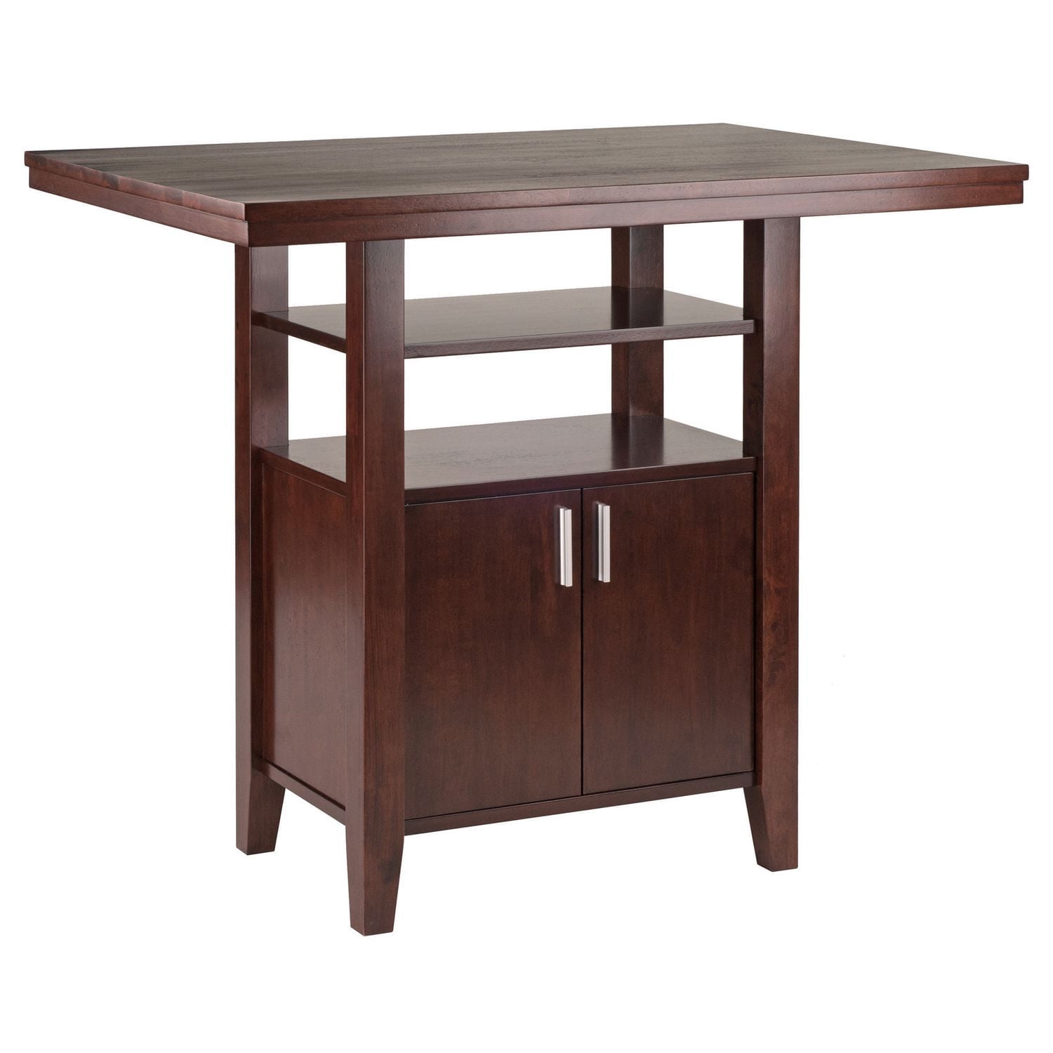 Click here for Winsome Albany High Table In Walnut Finish prices