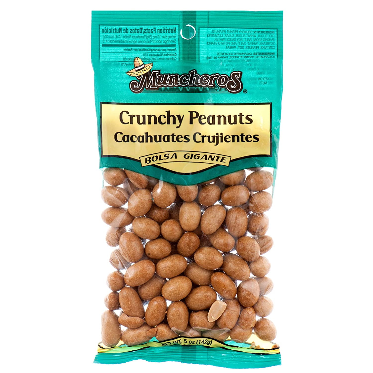Muncheros Crunchy Peanuts Cacahuates Crujientes (12 x 5 oz. Bags ...