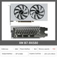 Radeon RX580 8GB GDDR5 256 Bit Dual Fans, DP HDMI-compatible Graphics ...