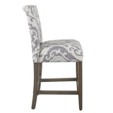 24" Classic Parsons Counter Stool - Suri Blue - Walmart.com