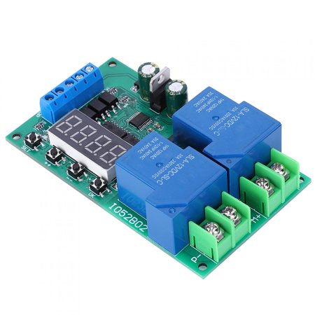Qiilu 30A 12V Motor Forward Reverse Controller Start-Stop Delay Limit Switch Relay HQ | Walmart ...