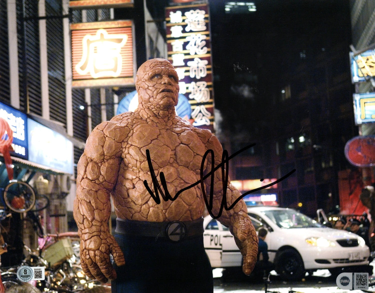 Michael Chiklis Autographed 11X14 Photo Fantastic Four The Thing BAS ...