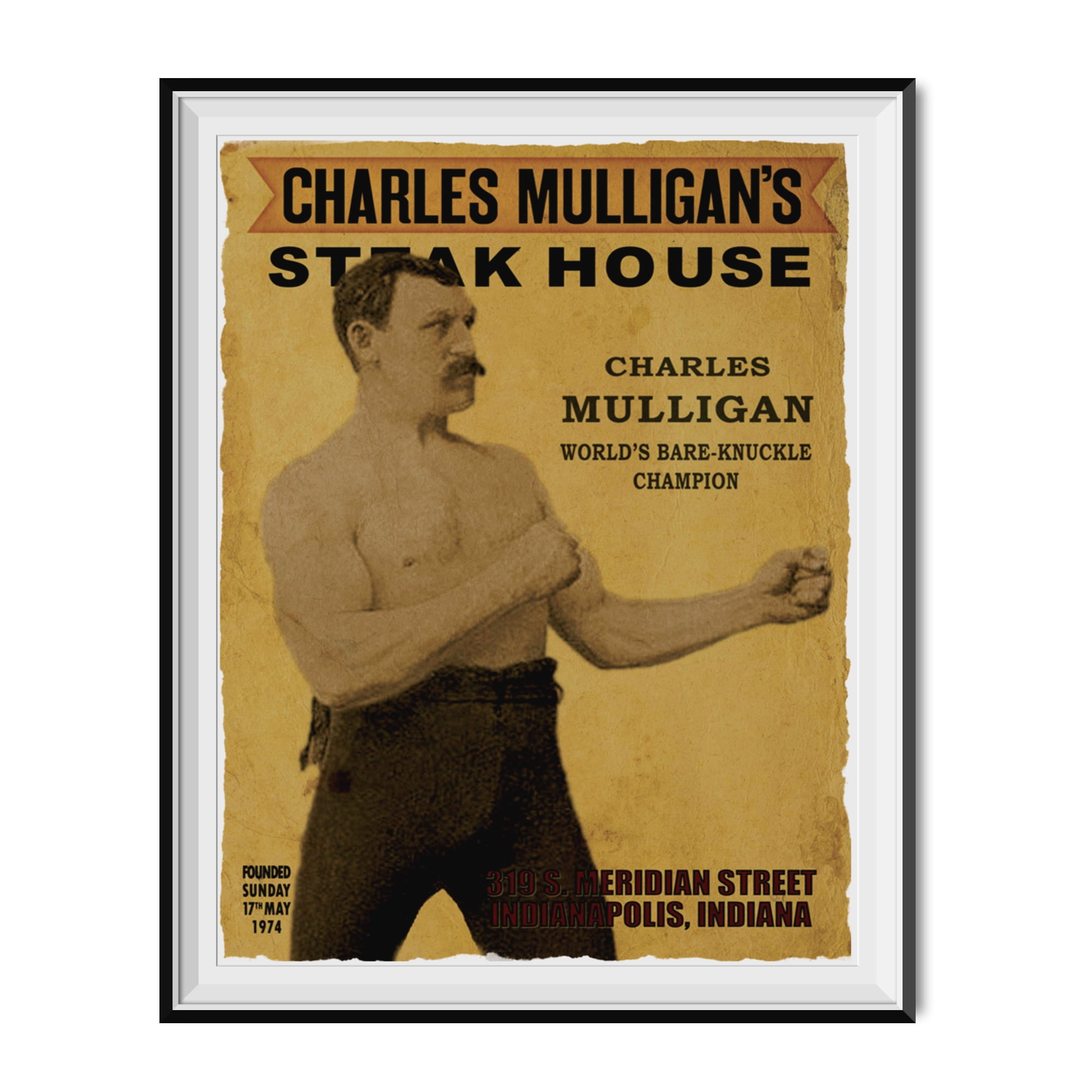 Charles Mulligan's Steakhouse Poster Ron Swanson Parks And Recreation ... Charles Mulligan's Steakhouse Poster Ron Swanson Parks And Recreation ...