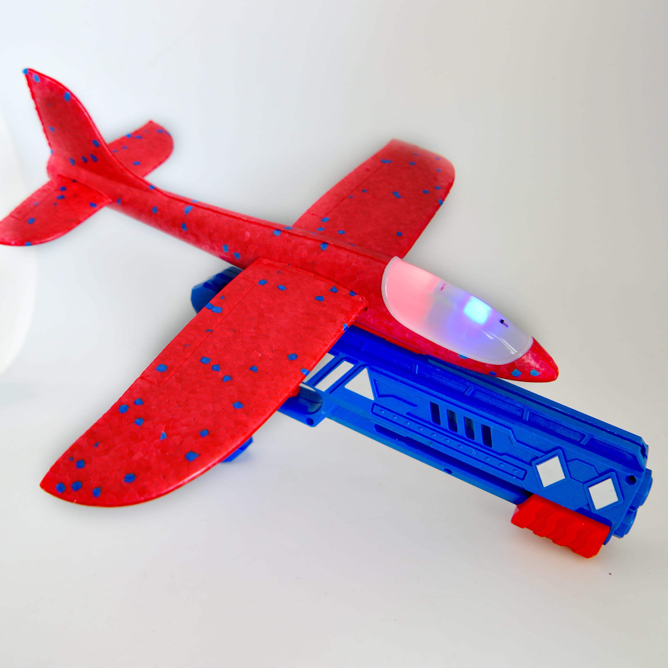 Light Up Airplane Launcher Summer Toys Outdoor Birthday Gift Foam ...