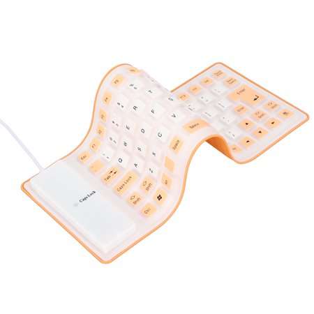 Silicone Keyboard, Foldable Silicone Keyboard Fully Sealed Design ...
