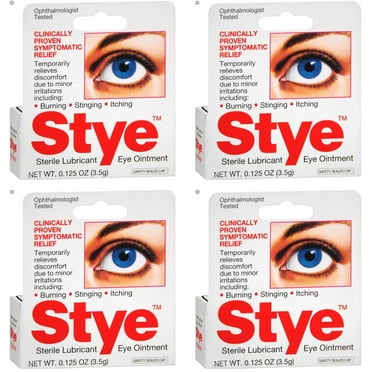 Stye Sterile Lubricant Eye Ointment, 0.125 Oz, 3-Pack - Walmart.com