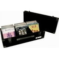 "Odyssey Album Box Organizer: Carpeted Record Storage Utility Case for ...