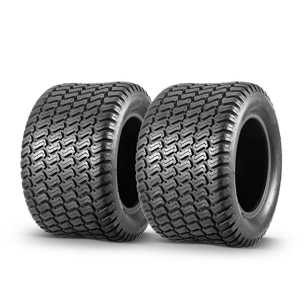MaxAuto 2Pcs Lawn & Garden Turf Tire 18x10.50-10 18x10.50x10 Tubeless 4 ...