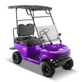 Kandi Electric Collapsible Mini Golf Cart, Royal Purple - Walmart.com