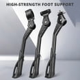 Aluminum Alloy Road Bike Kickstand NonSlip Adjustable Bicycles Kickstand Stand Side Rear Parking ...