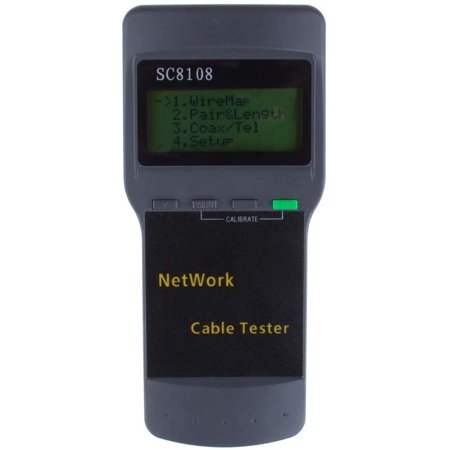 Cable Tester, SC8108 Portable RJ45 Network LAN Length Cable Tester ...