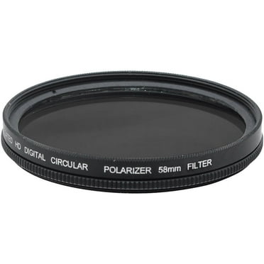 CPL POLARIZER CIRCULAR FILTER FOR CANON EOS REBEL T3 T3i (58mm ...