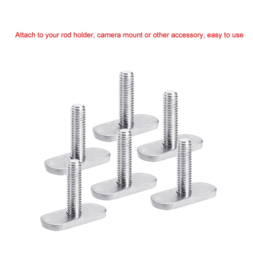 Buy BOOYOU M5/M6 Kayak Rail Screws and Track Nuts T Slot Bolt ...