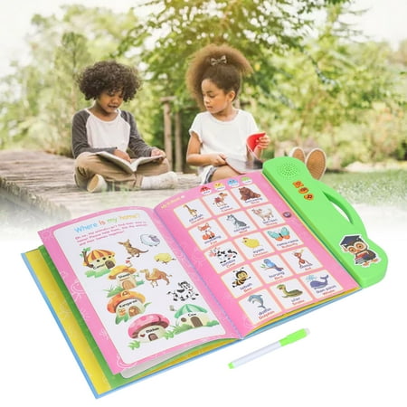 Kids Learning Sound Book, Electronic Reader And 20-Book Library ABC ...