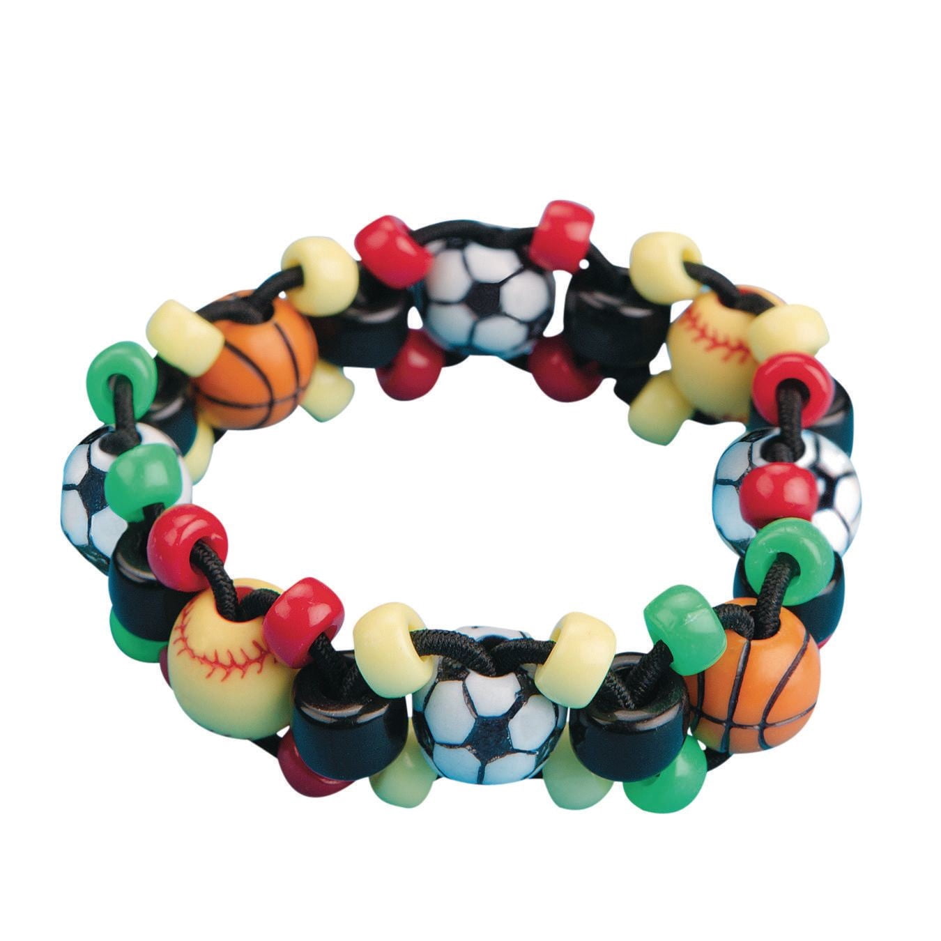 Sports Bead Bracelet Craft Kit (Pack of 12) - Walmart.com