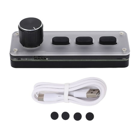 One Handed Mechanical Gaming Keypad 3 Keys Bluetooth Multifunction Plug ...