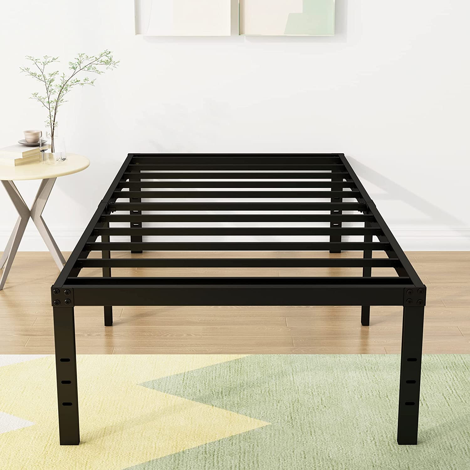 Click here for Wangbasdasd 18 Inch Twin Bed Frame Heavy Duty No B... prices
