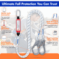 Sorano Safety Full Body Construction Fall Protection Harness Kit with ...