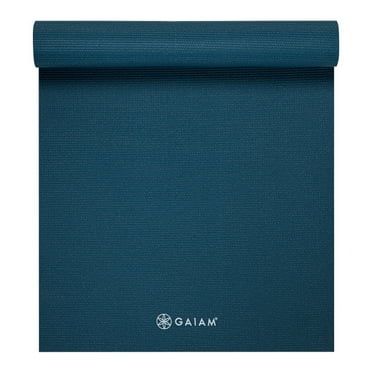 Gaiam Foldable Yoga Mat, Blue Sundial, 2mm - Walmart.com