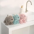 Chenille Towel Ball Dog, Puppy Shaped Hand Towel with Soft Fluffy ...
