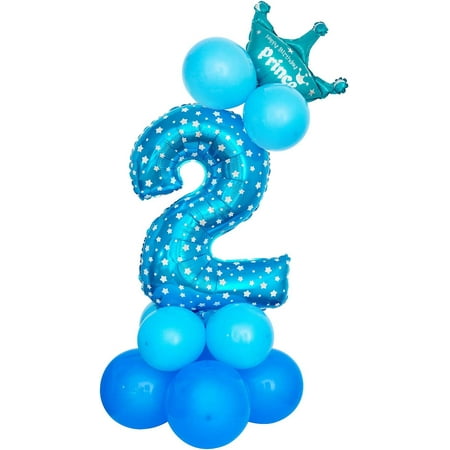 Surrme 32 Inch Giant Number Balloons, Foil Helium Number Balloon Decor ...