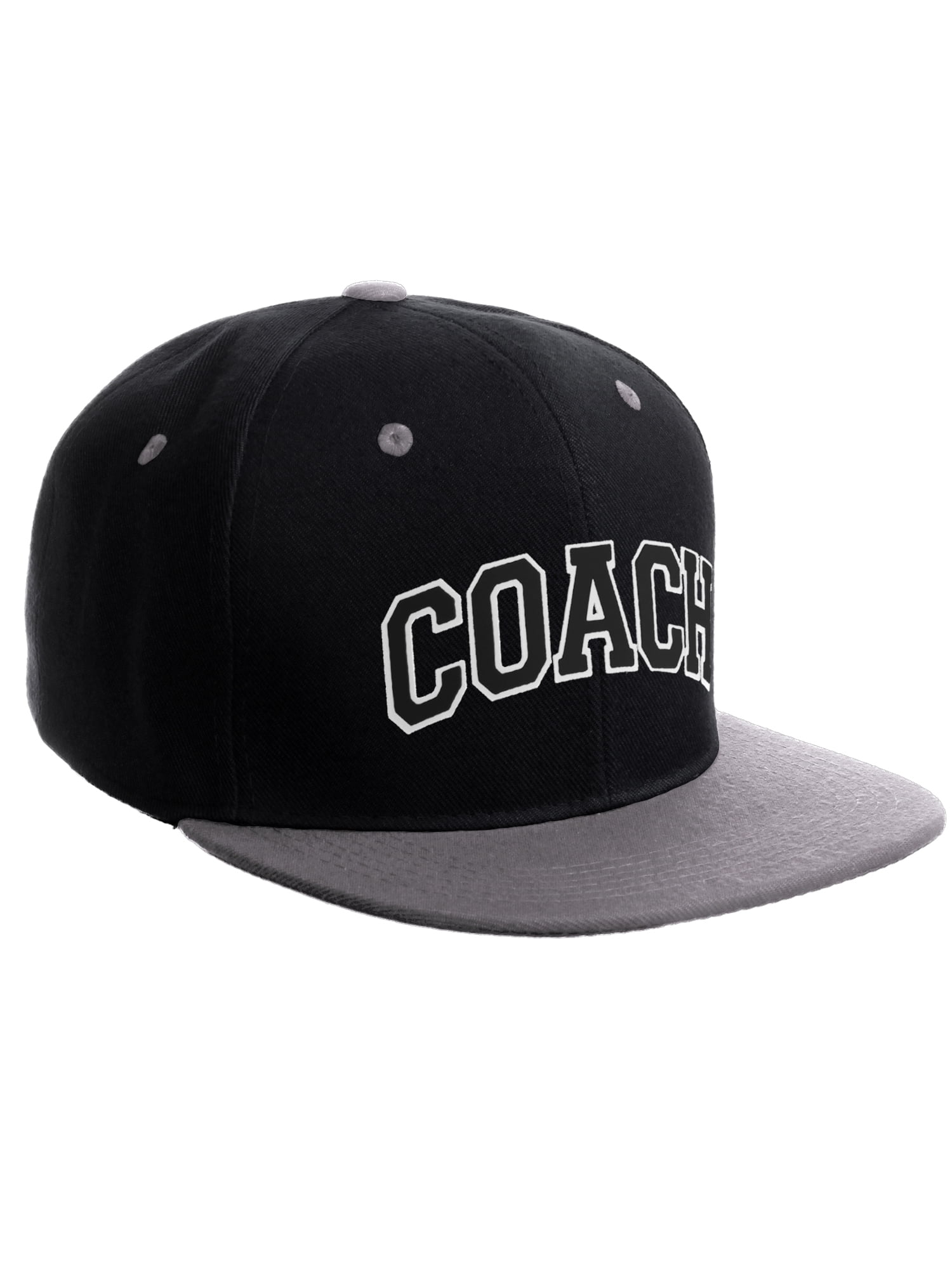 Original Team Coach Snapback Hat Classic Layered Arched Letters Flat ...