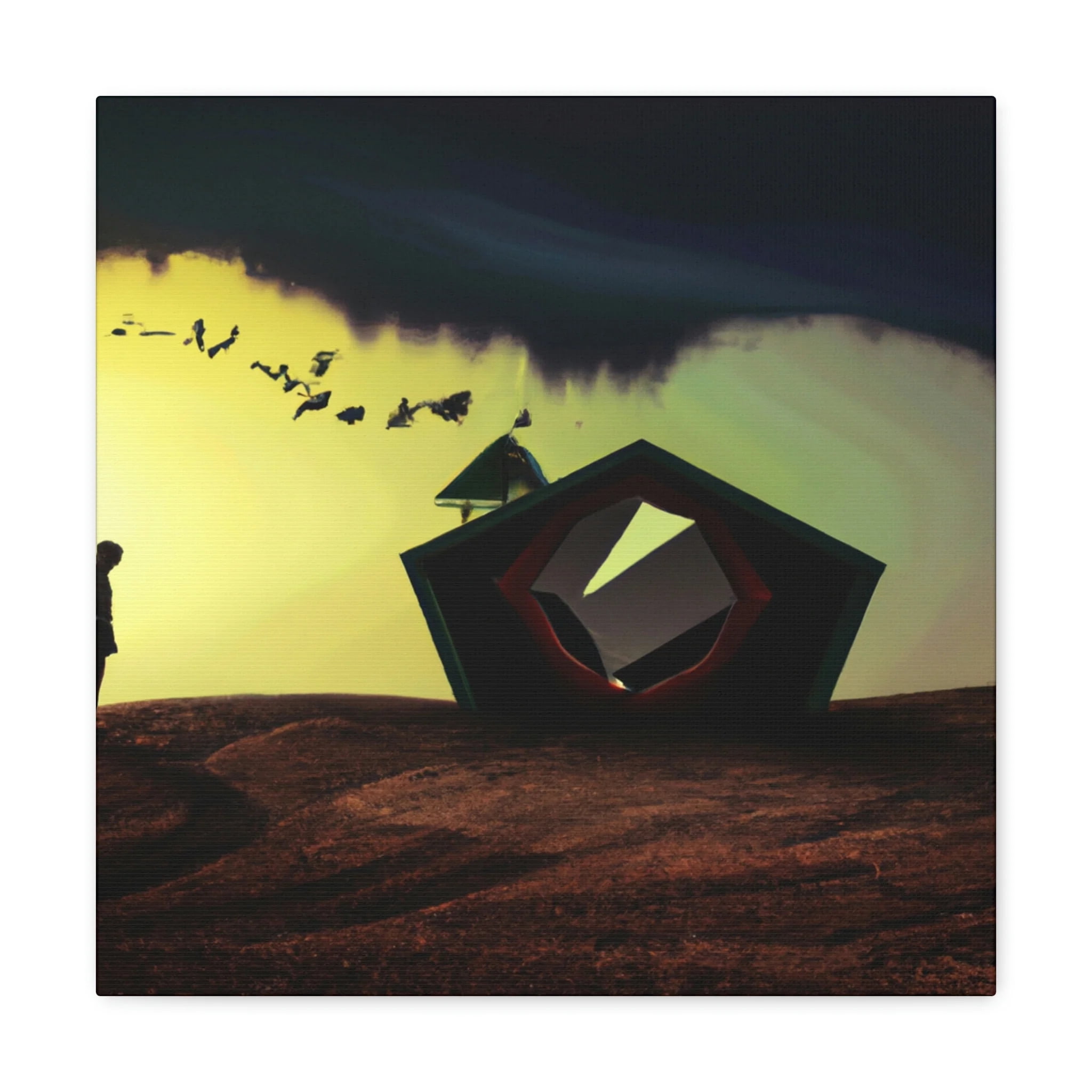 Vivid Colorful Dreamscape - Canvas - Walmart.com