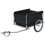 vidaXL Bike Trailer Bicycle Cargo Trailer Tow Bicycle Cart Steel and ...